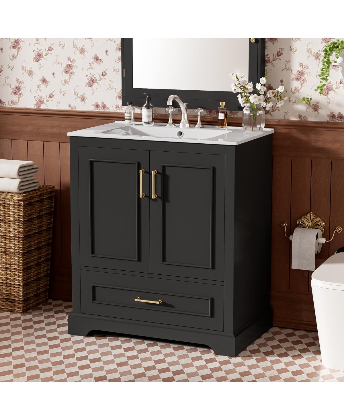 Click here for Sillysis 30 Inch Bathroom Vanity with Ceramic Sink... prices