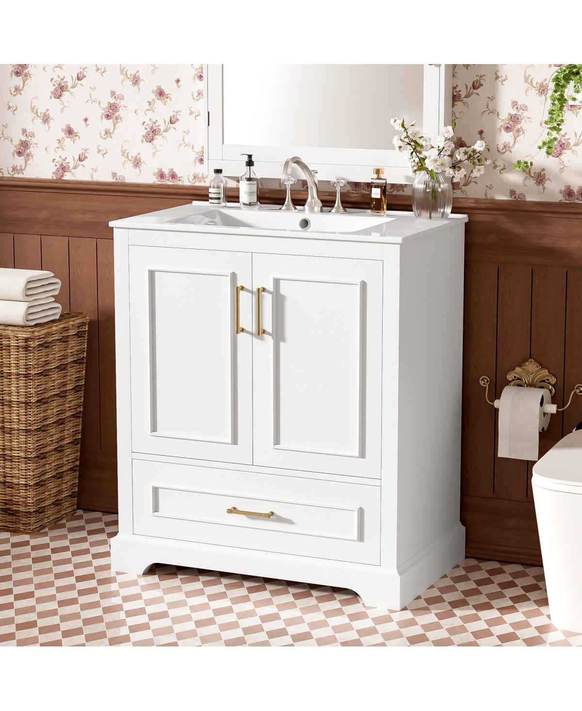 Click here for Sillysis 30 Inch Bathroom Vanity with Ceramic Sink... prices