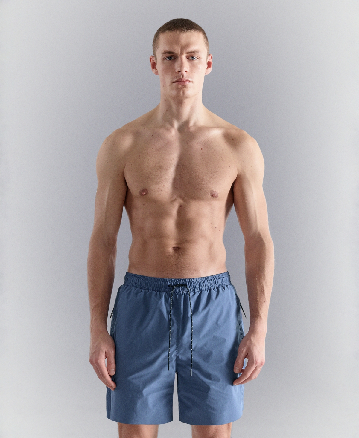 Click here for Mango Mens Zip Pockets Swimsuit - China Blue prices