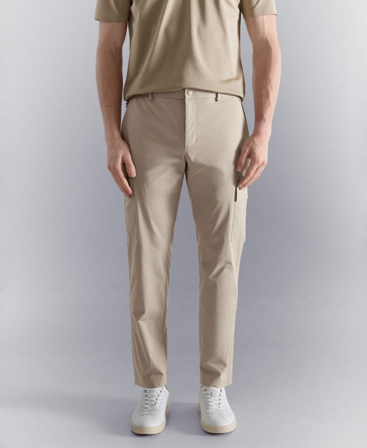Click here for Mango Mens Slim Fit Comfort Stretch Cargo Pants -... prices