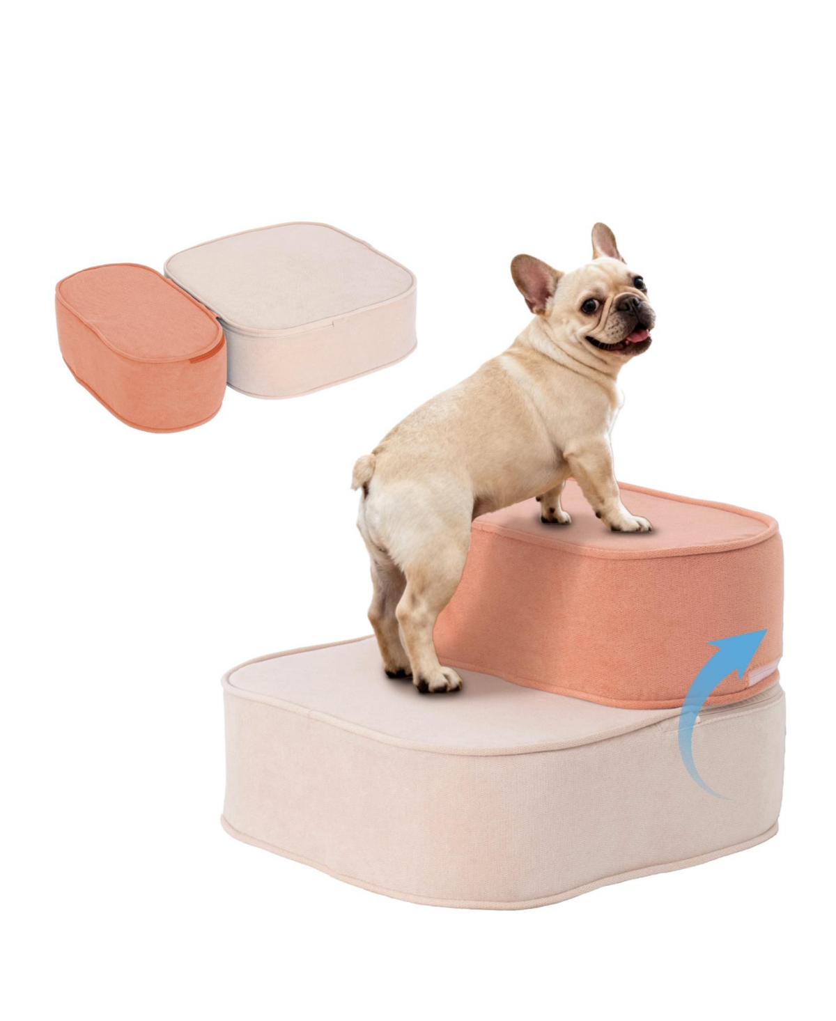 Click here for Aostirmotor 2-Step Dog Stairs for Small Dog 2-in-1... prices