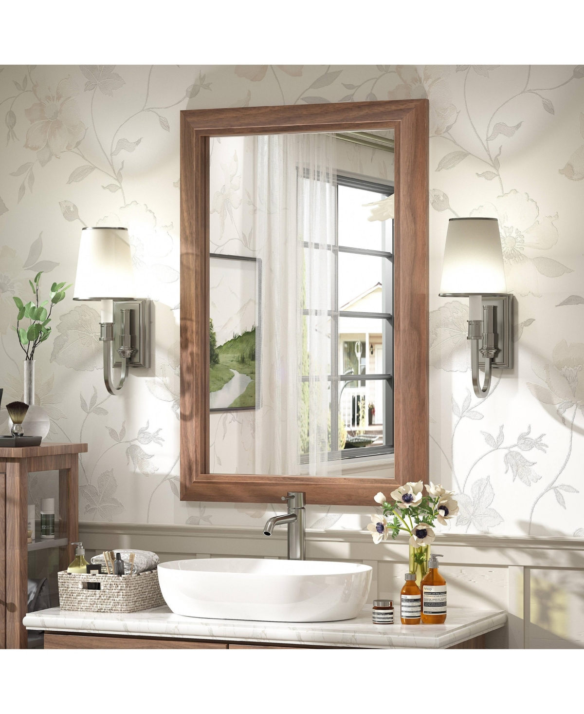 Click here for Apmir 24 x 36 Inch Thick Metal Framed Wall Mirrors... prices