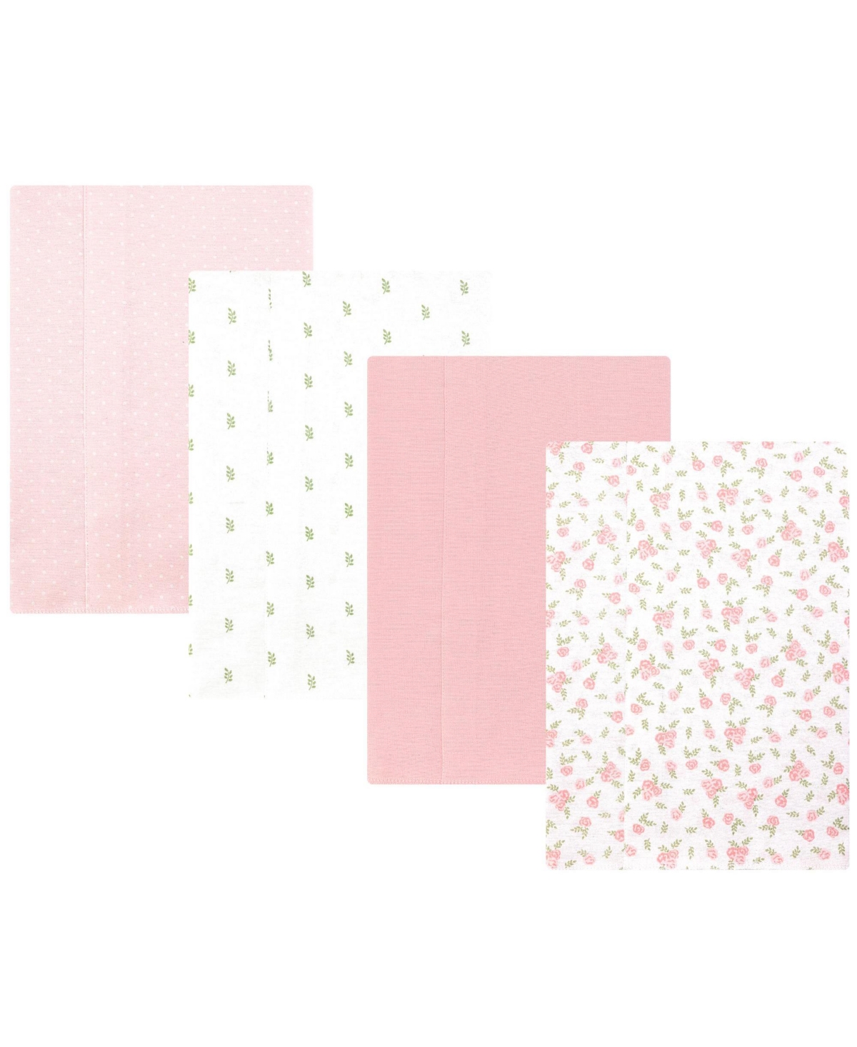 Click here for Hudson Baby Girl Cotton Poly Flannel Burp Cloths 4... prices