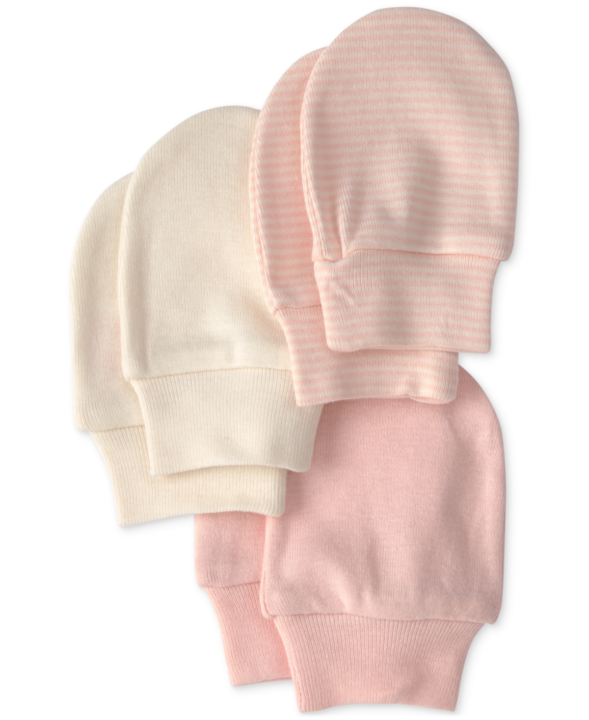 Click here for Carters Baby Girls Mitts  3-Pack - Pink/Ivory prices