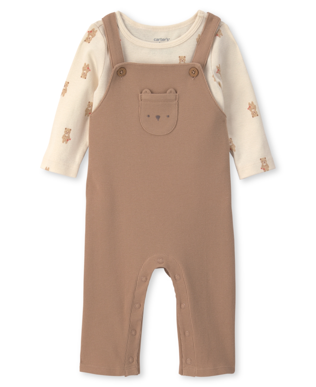 Click here for Carters Baby Boys Long-Sleeve Top and Overall 2-Pi... prices