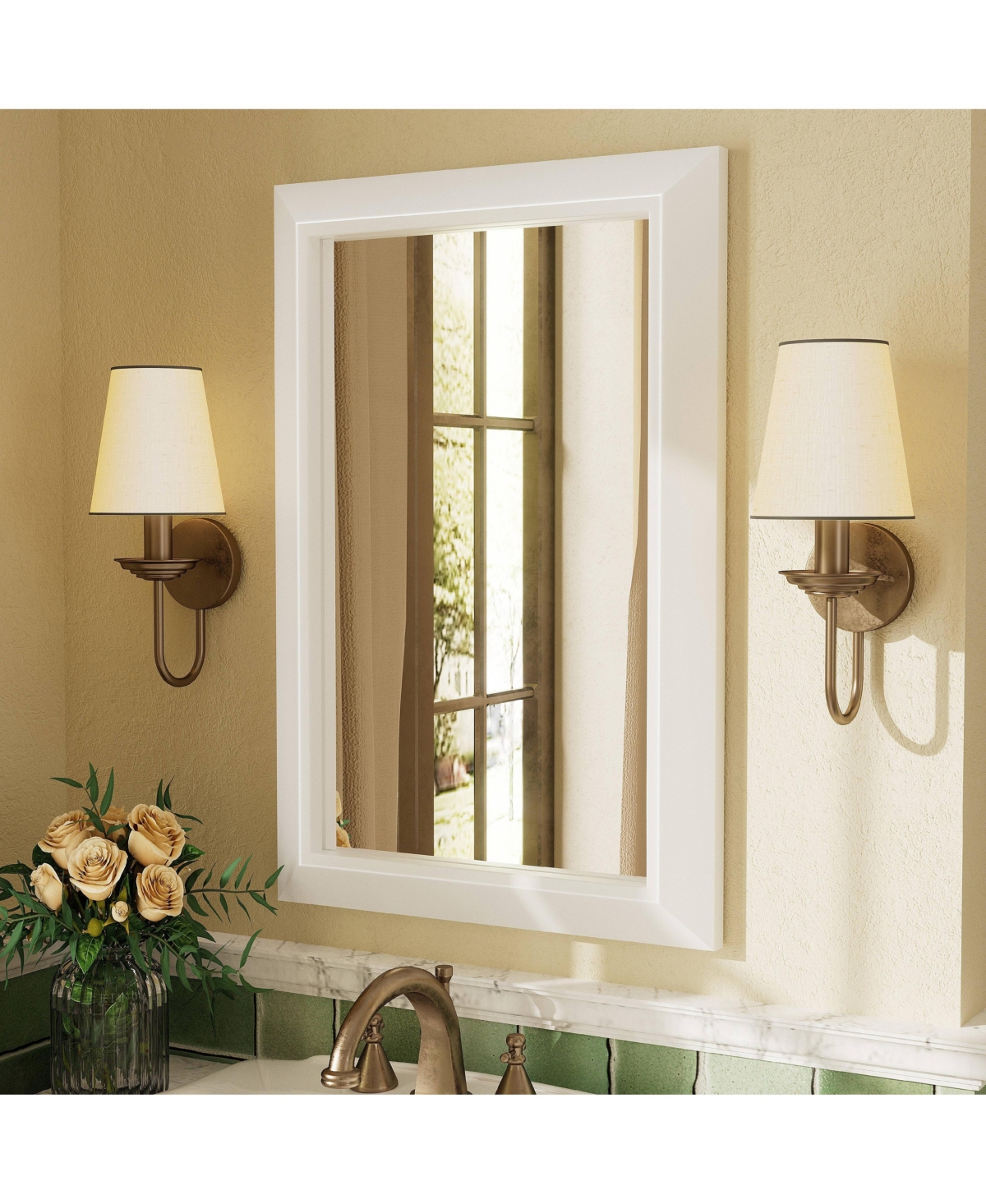 Click here for Apmir 16 x 24 Inch Thick Metal Framed Wall Mirrors... prices
