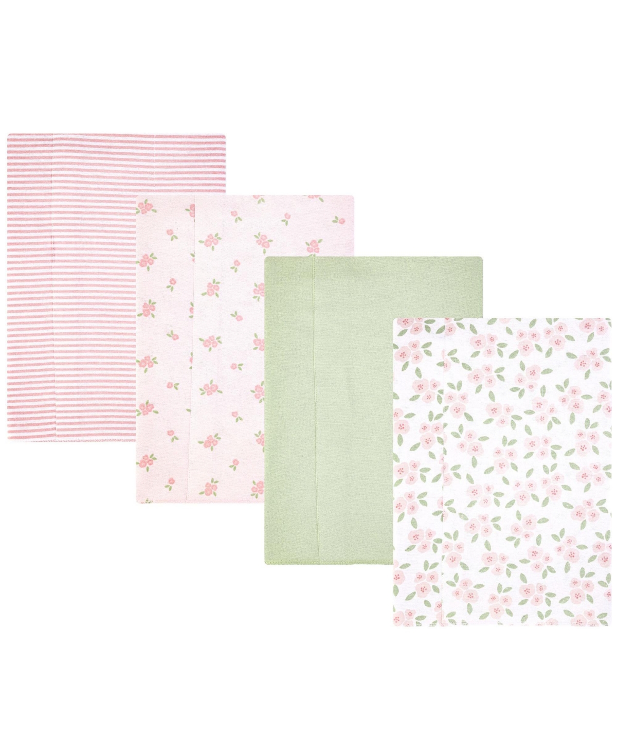 Click here for Hudson Baby Girl Cotton Poly Flannel Burp Cloths 4... prices