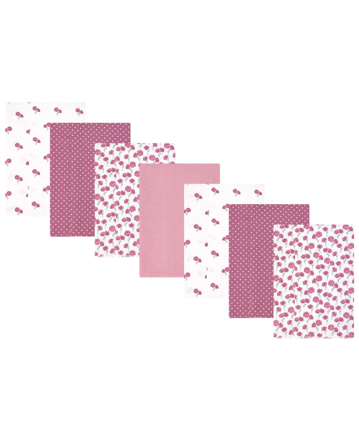 Click here for Hudson Baby Girl Cotton Poly Flannel Burp Cloths 7... prices