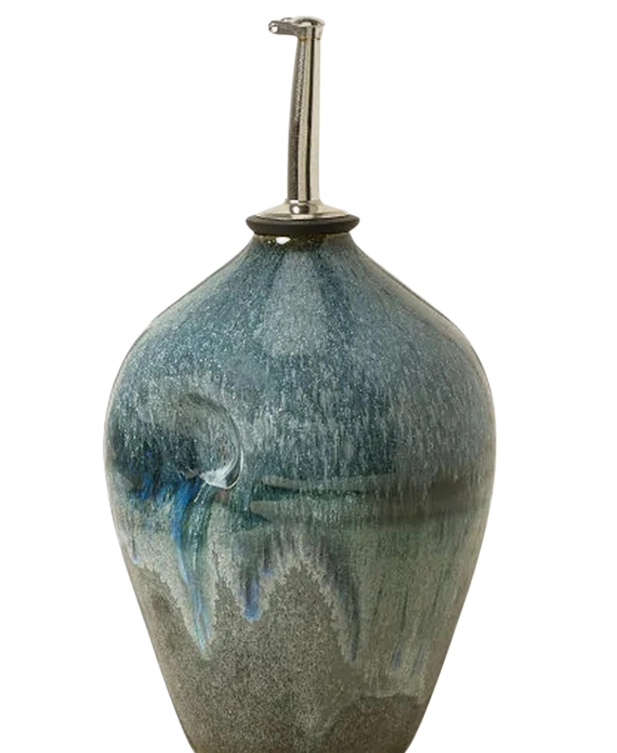 Click here for Uncommon Goods Ceramic Olive Oil Cruet - Blue/grey prices