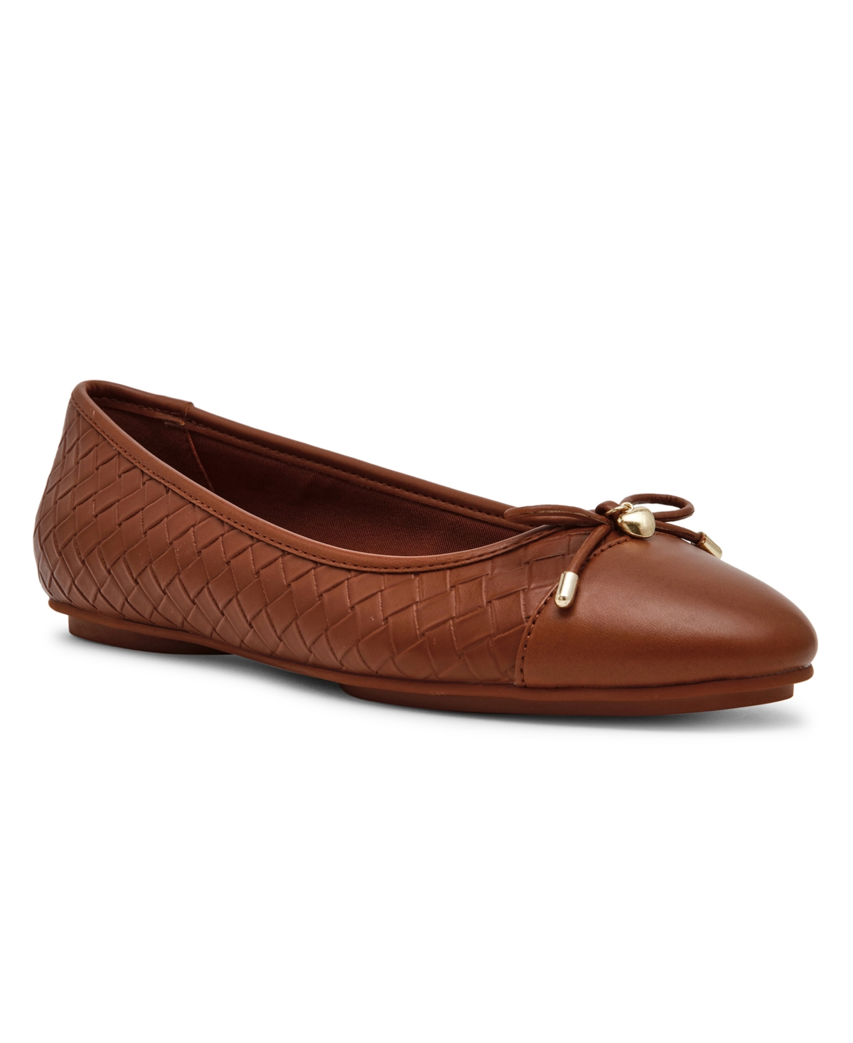 Click here for Anne Klein Womens Luci Cap Toe Ballet Flats - Cogn... prices