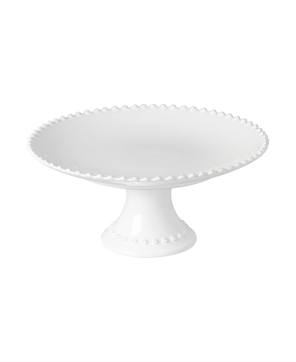 Click here for Costa Nova Pearl 11 Footed Plate - White prices