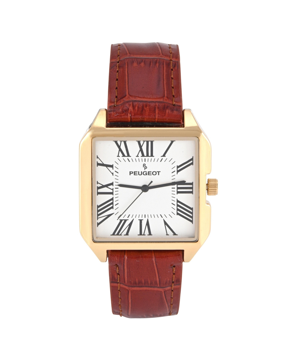 Click here for Peugeot Mens 14K Gold-Plated Square Vintage Dress... prices