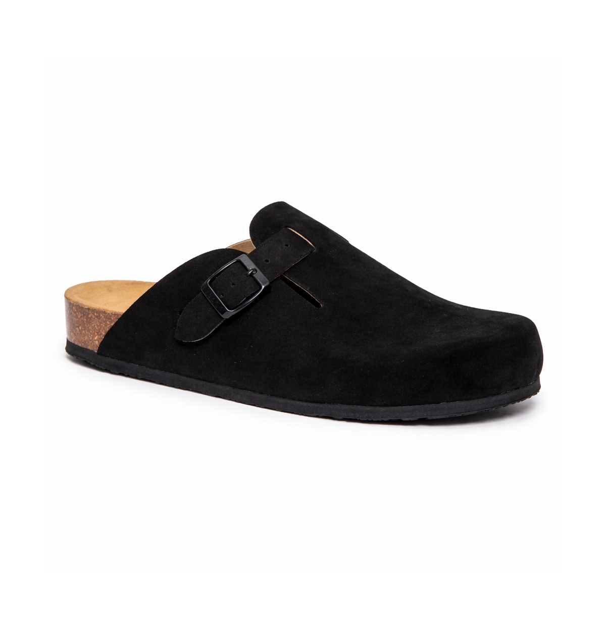Click here for Plakton Womens Clog in Suede Blogg - Black prices