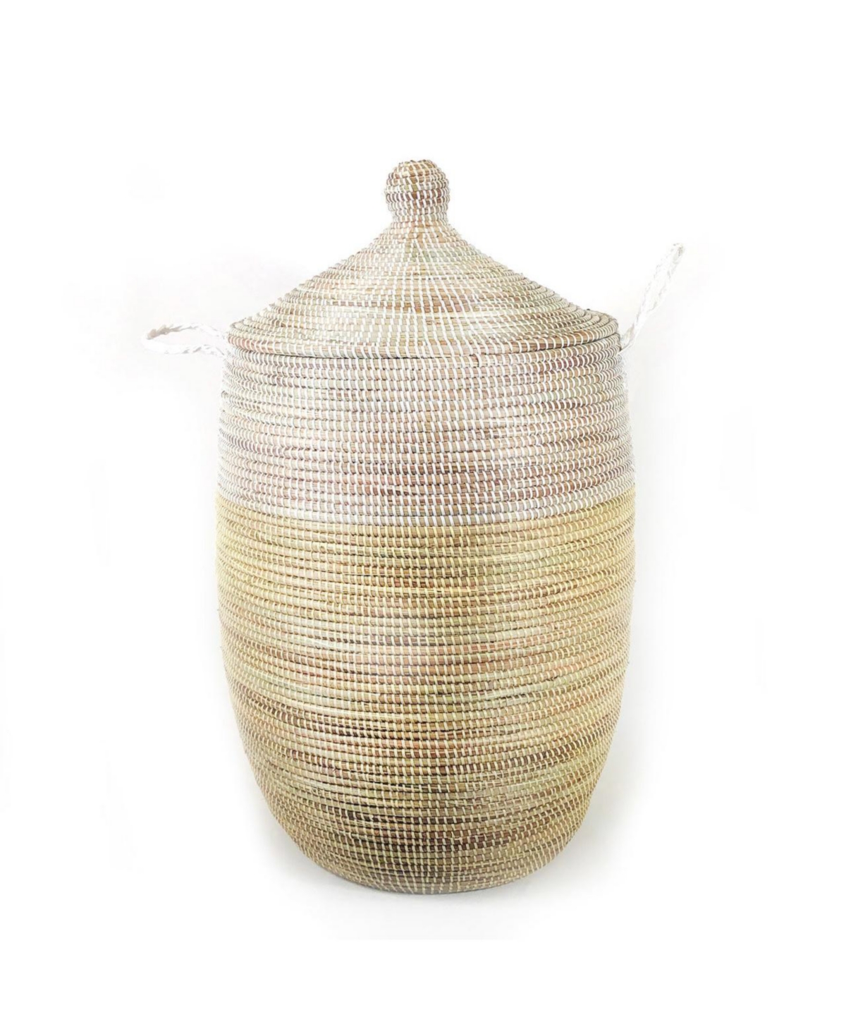 Click here for Mbare  Two-Tone Basket - Natural + white prices