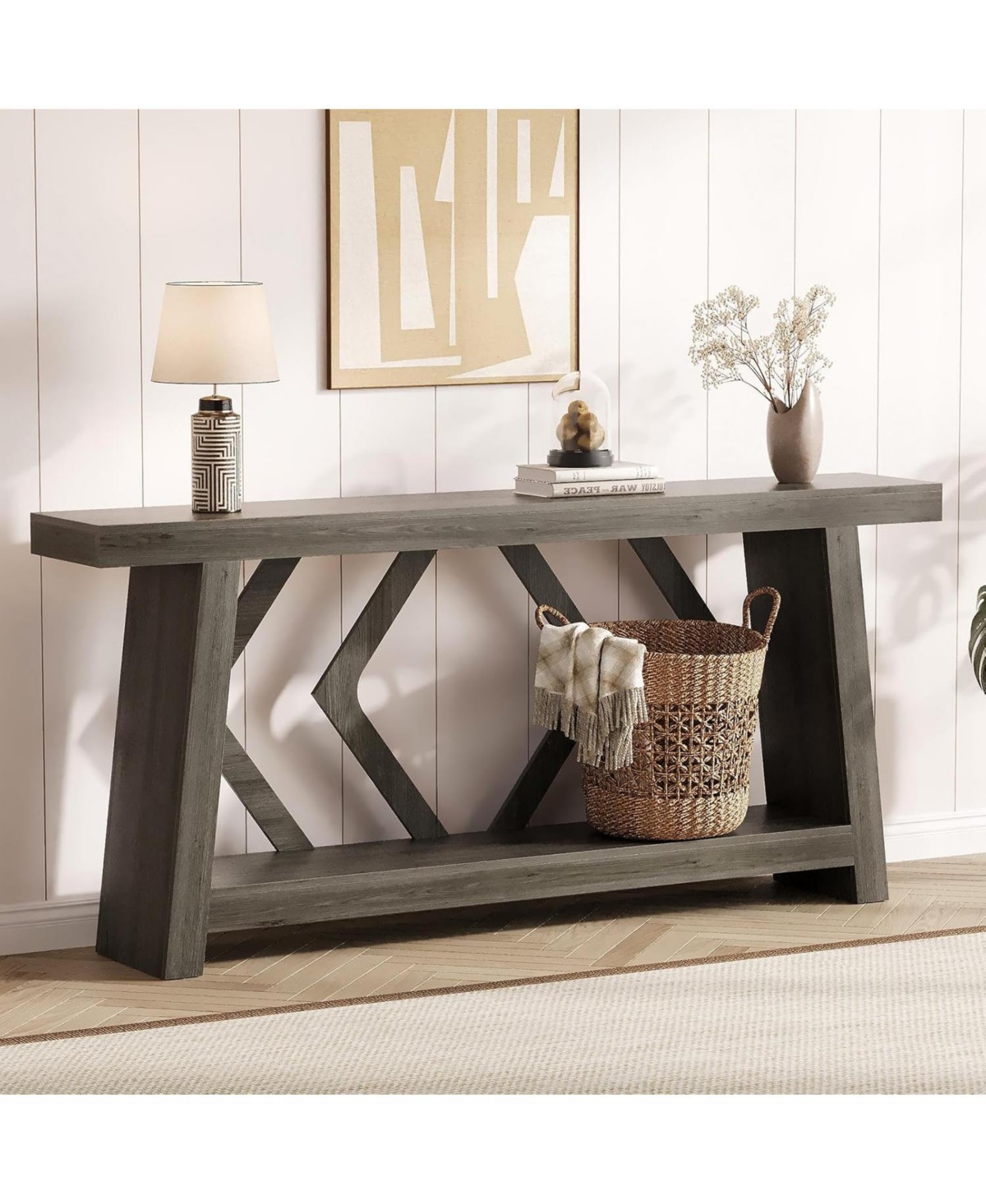 Click here for gaomon 70.9 Inch All-Wood Console Table  Ultra-Sta... prices