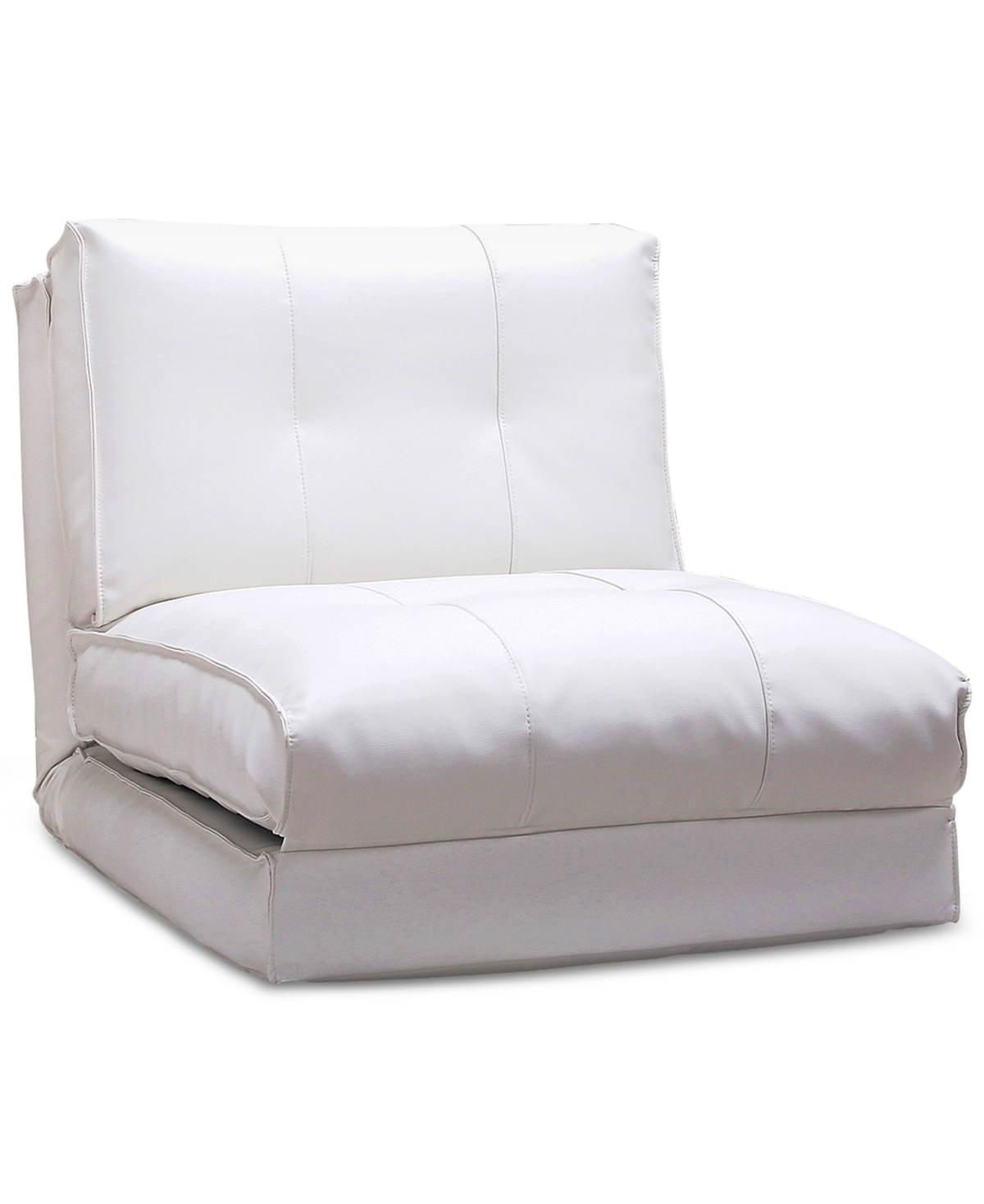 Click here for Delwyn Single Sleeper Chair - White prices