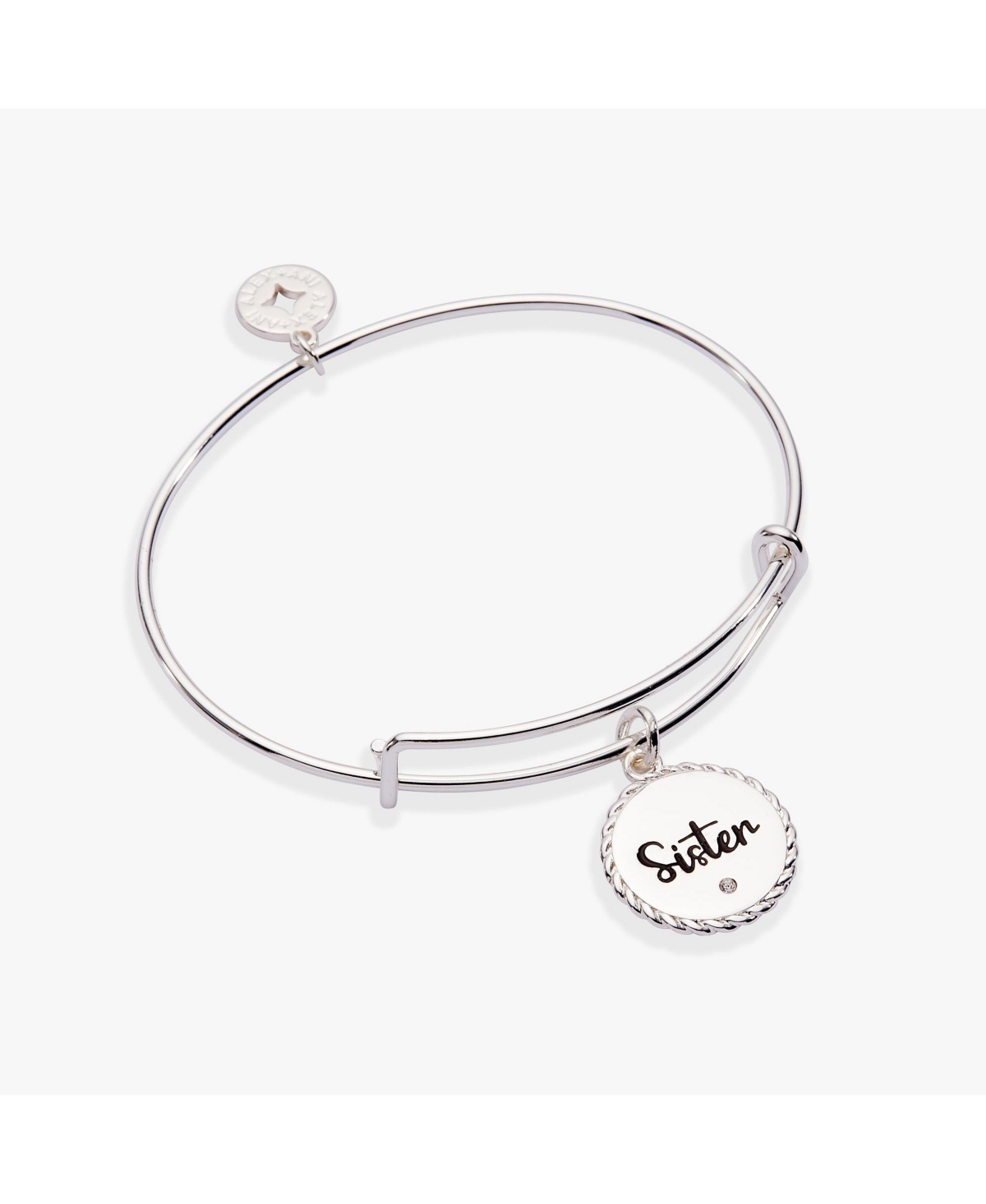 Click here for Alex and Ani Sister  Woven Together Charm Bangle -... prices