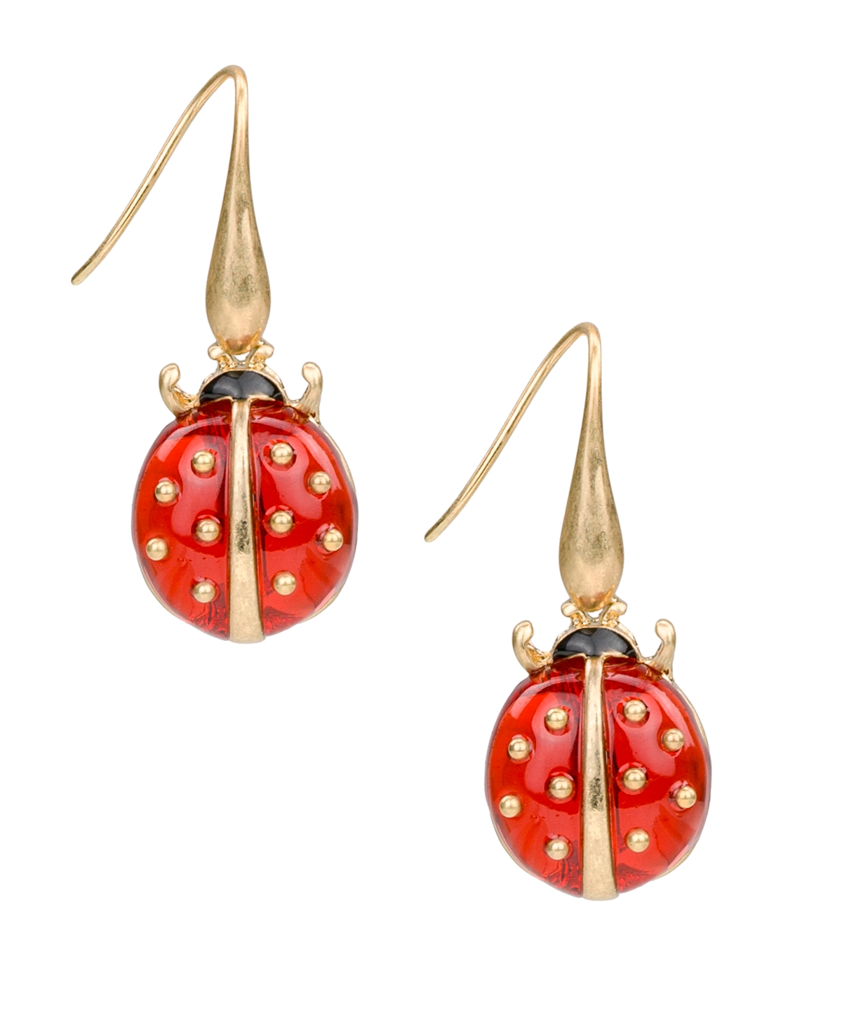 Click here for Patricia Nash Gold-Tone Ladybug Wire Drop Earrings... prices