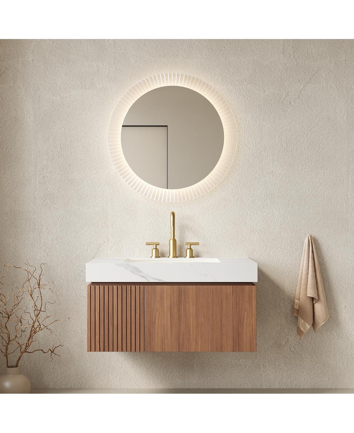 Click here for Sillysis Wall Mounted Bathroom Vanity  Carrara Sin... prices