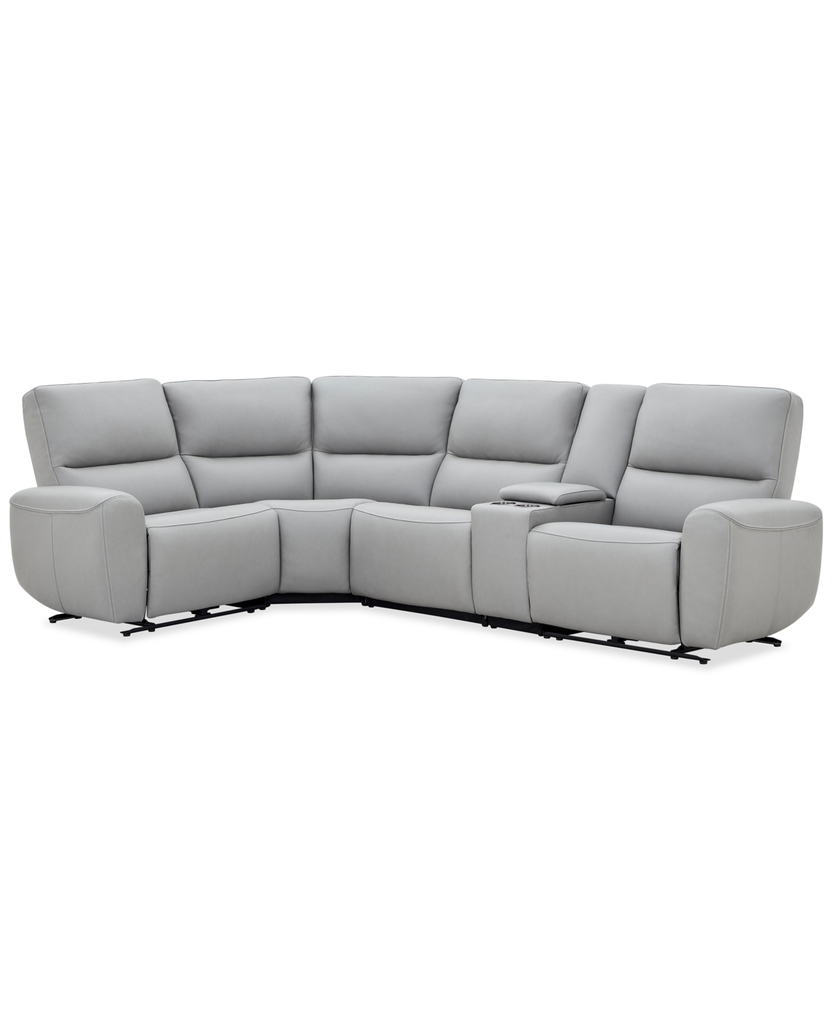 Click here for Symond 5-Piece Leather 2 Power Motion Sectional So... prices
