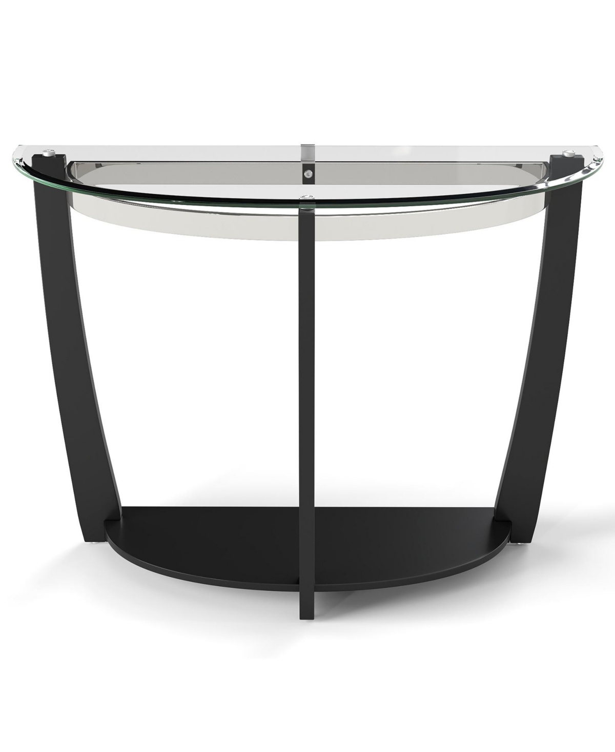 Click here for Slickblue Clear Tempered Glass Console Table with... prices