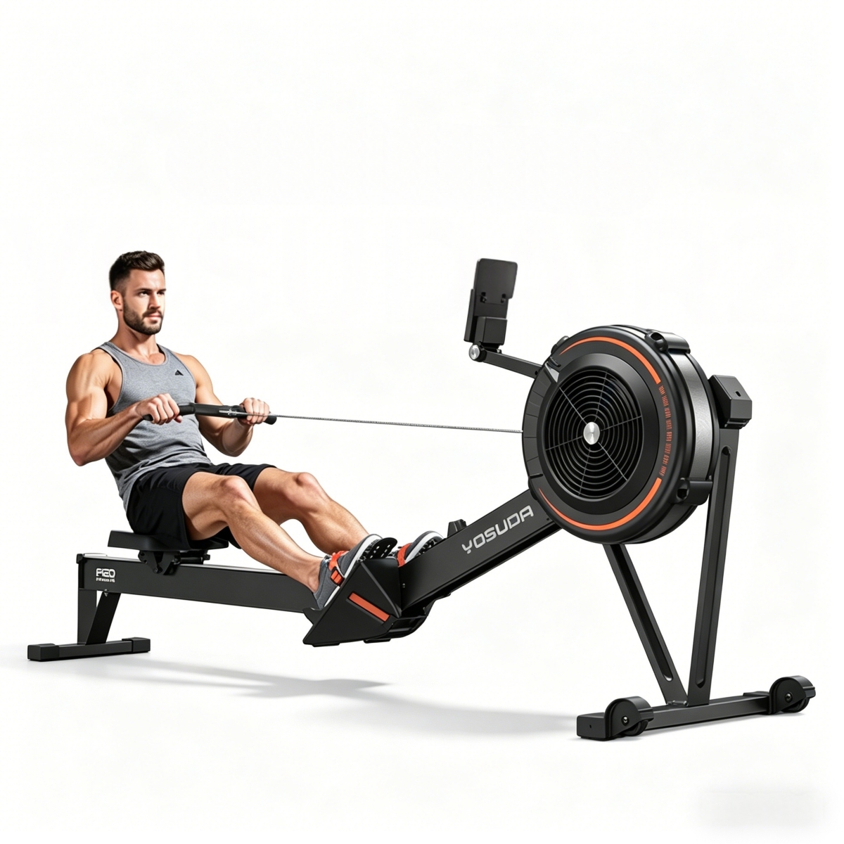 Click here for Fed Fitness Adjustable Air Resistance Rowing Machi... prices