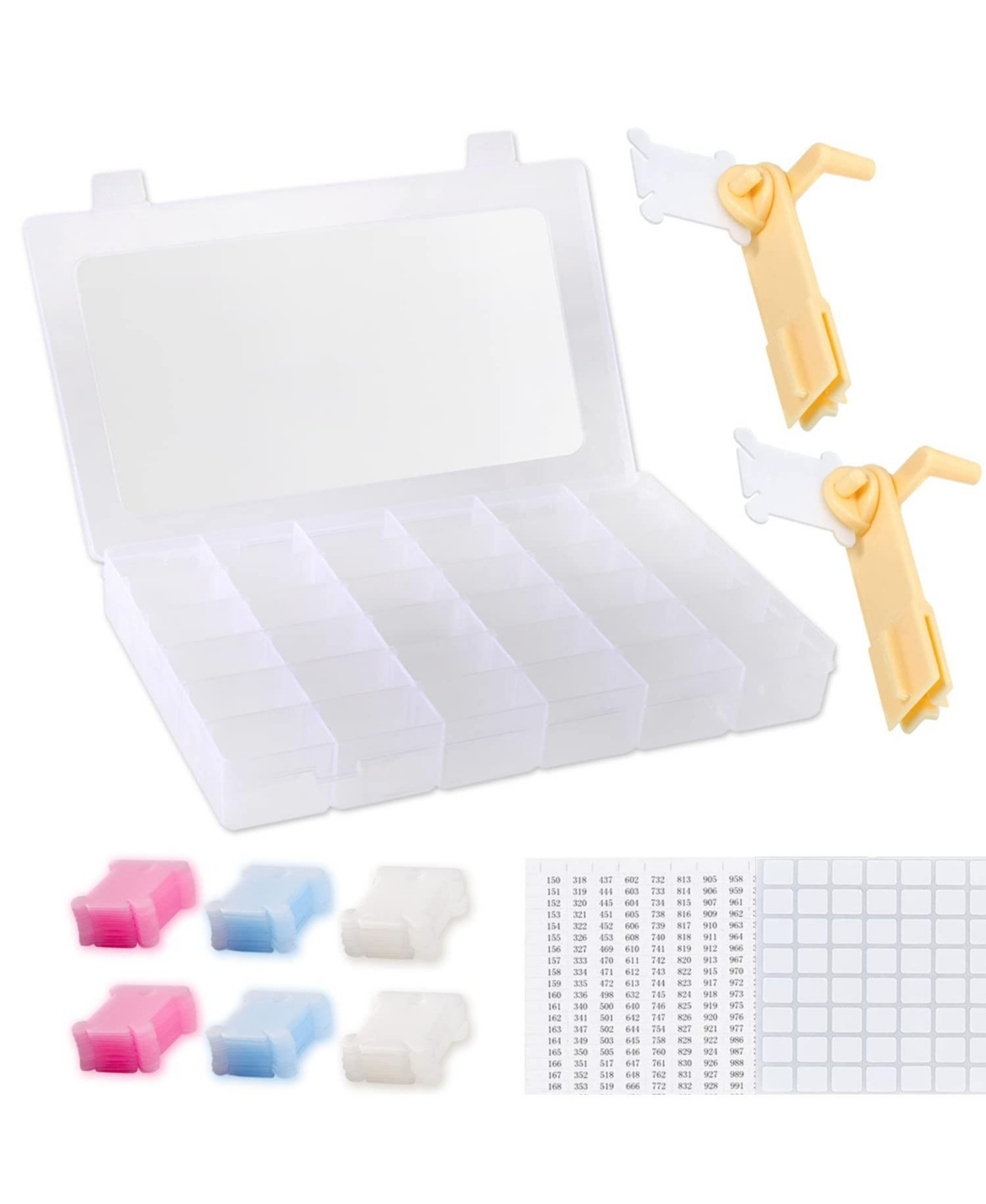 Click here for Gnuadz Embroidery Floss Organizer Box With Bobbin... prices