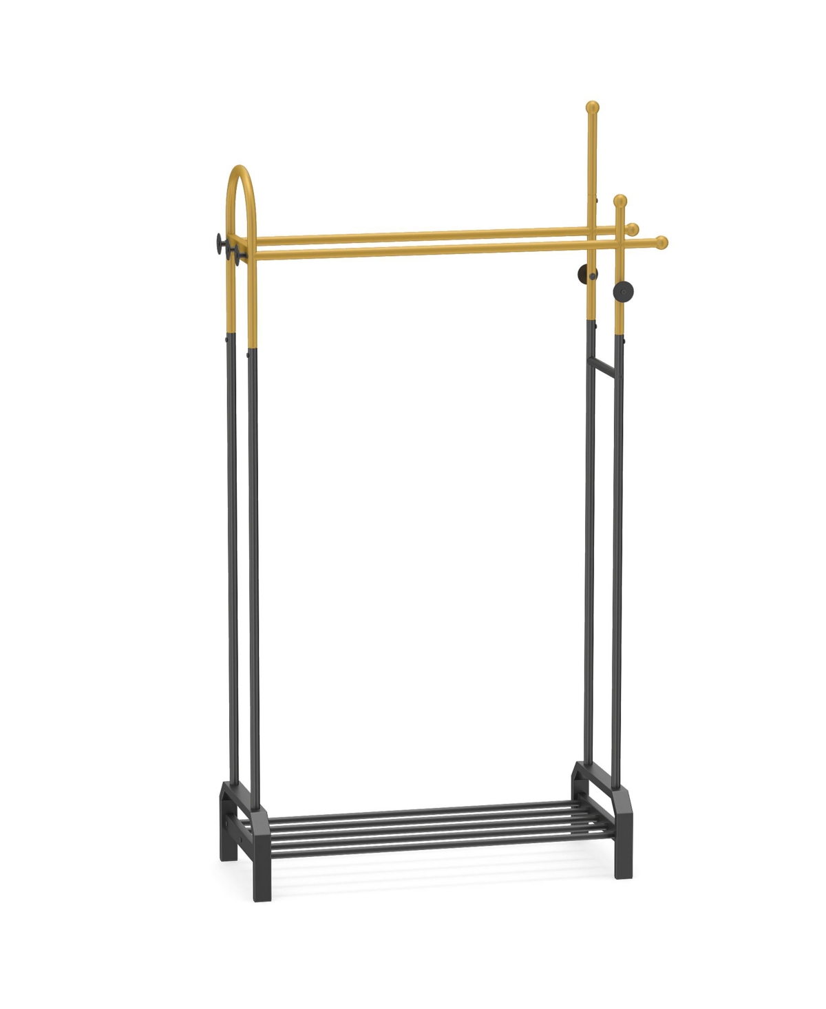 Click here for Slickblue Double Hanging Clothes Rack with Dual Ro... prices