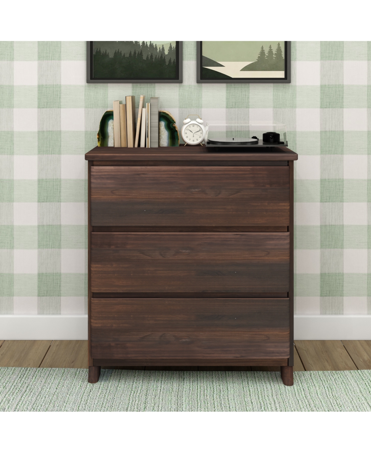 Click here for Max & Lily Solid Wood Modern Farmhouse 3 Drawer Dr... prices