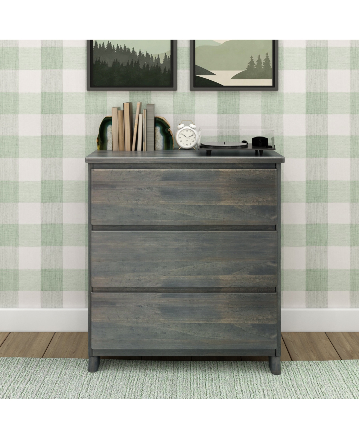 Click here for Max & Lily Solid Wood Modern Farmhouse 3 Drawer Dr... prices