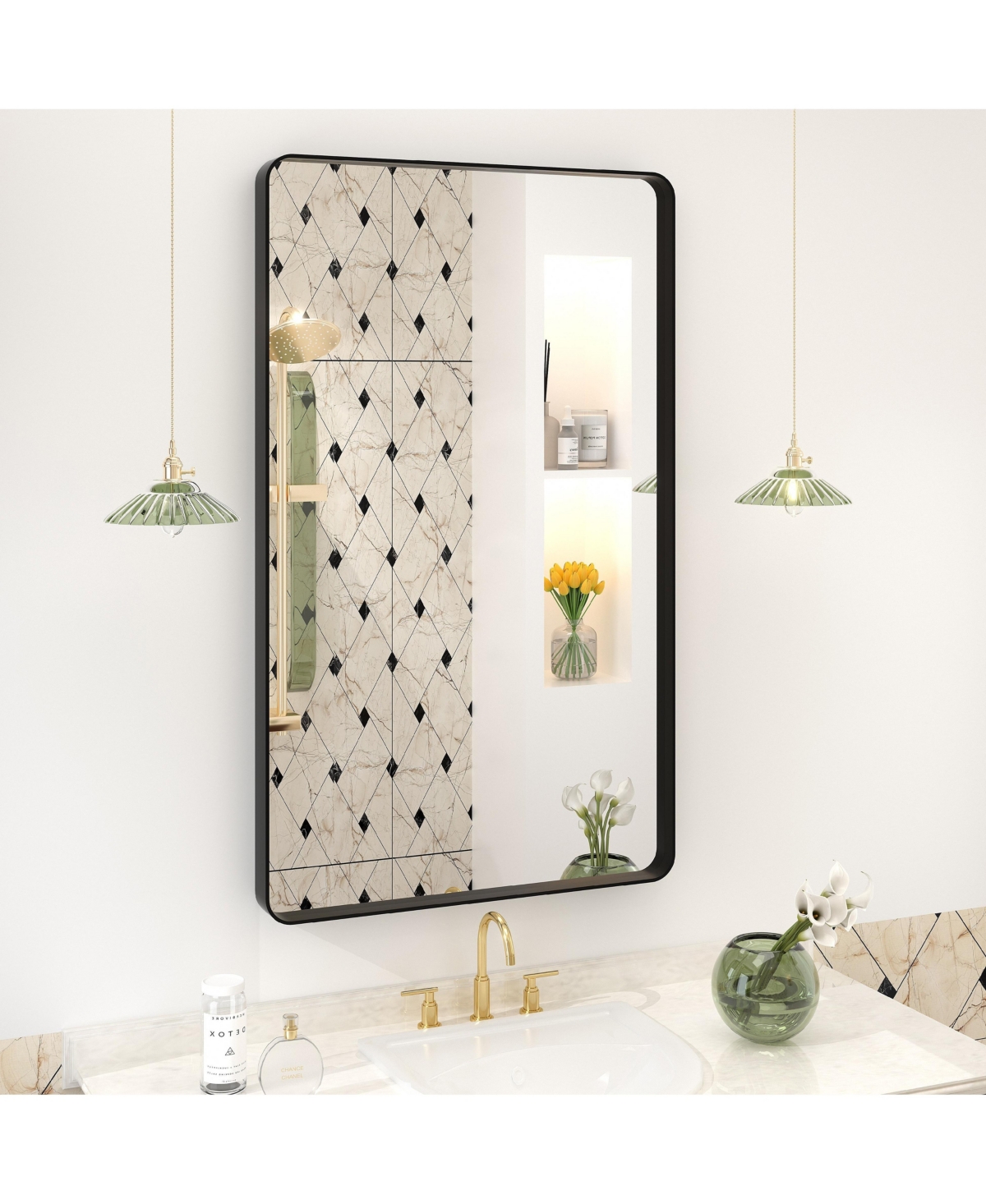 Click here for Apmir 24 x 40 High-Strength Tempered Glass and Alu... prices