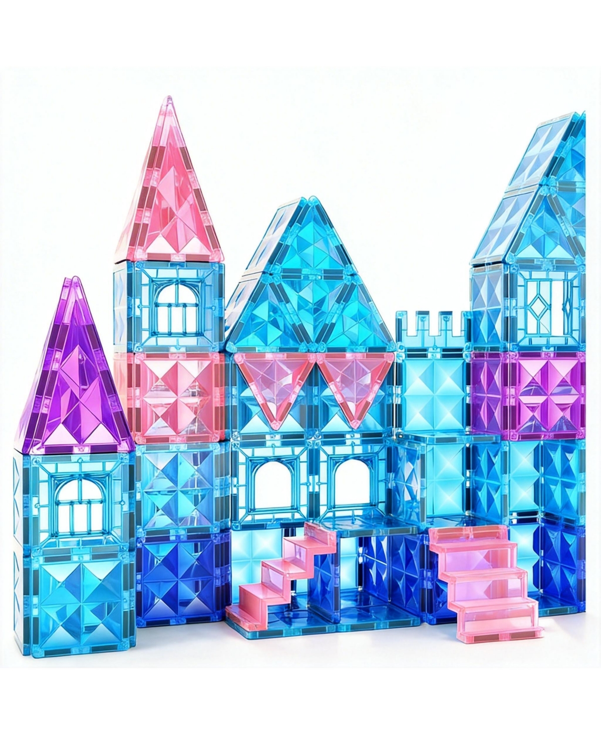 Click here for Gnuadz 102pcs Magnetic Tiles Princess Castle Build... prices