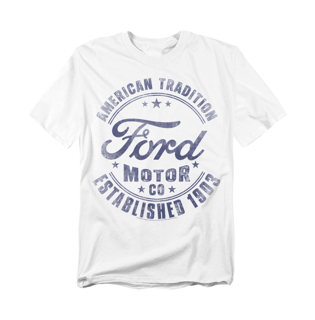Click here for Mustang Mens Ford Built In The Usa Retro T-Shirt -... prices