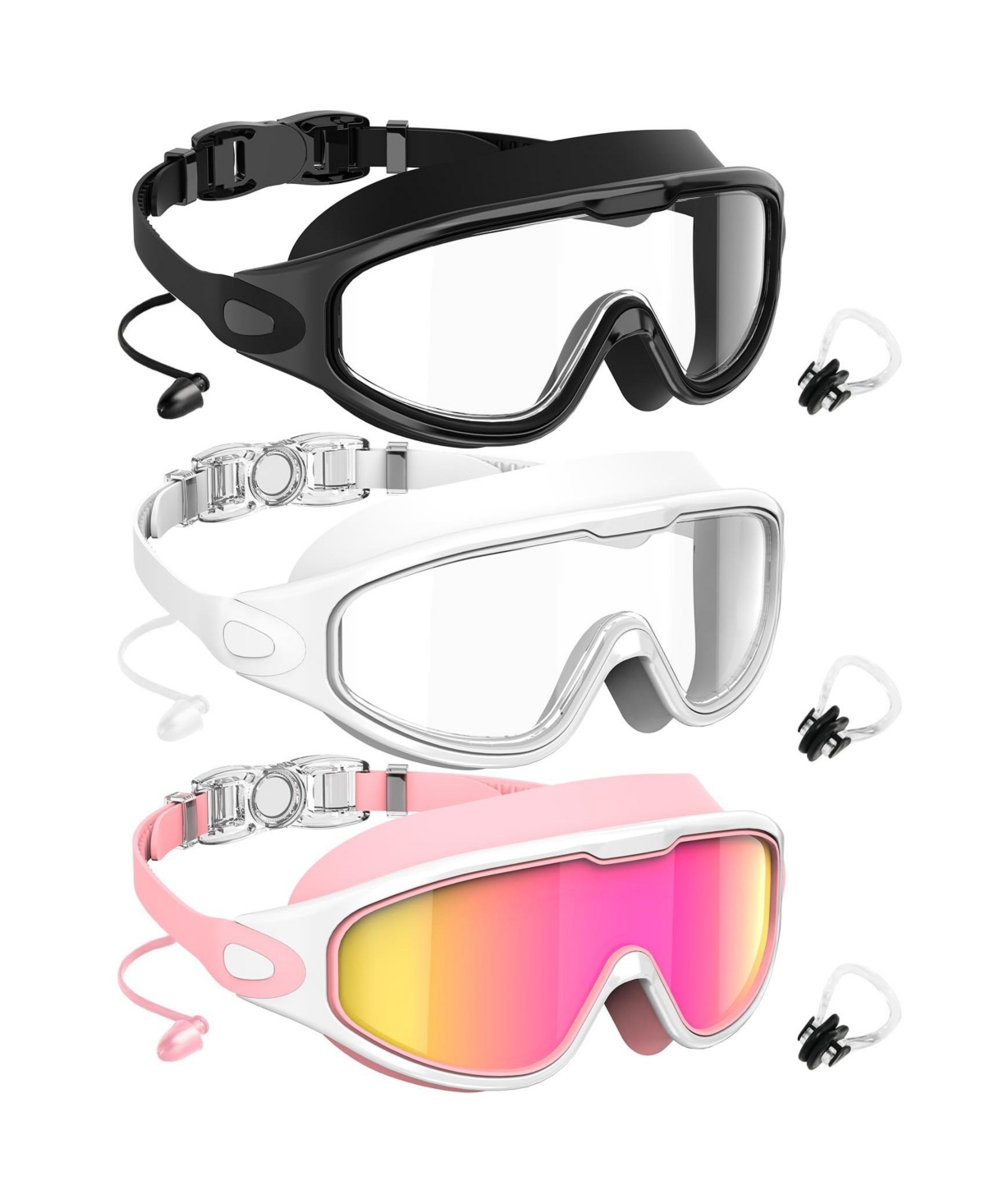 Click here for Gnuadz Swim Goggles Anti-fog Uv 180degree(s) Clear... prices