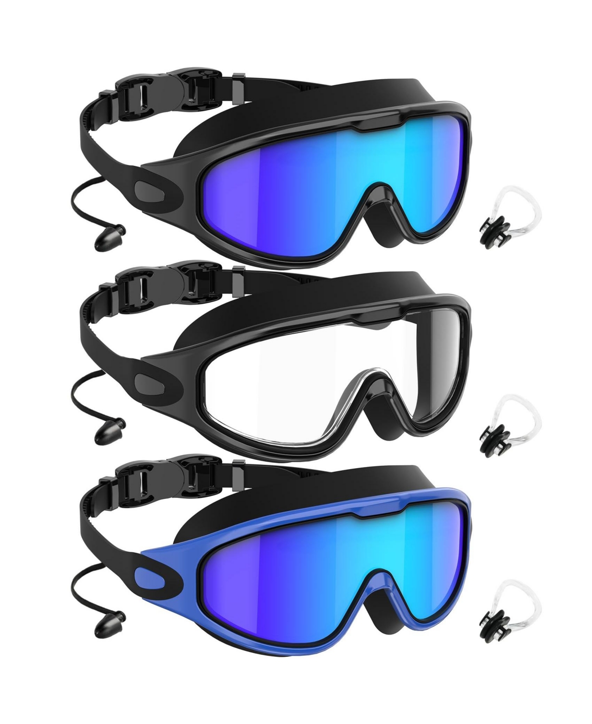 Click here for Gnuadz Swim Goggles Anti-fog Uv 180degree(s) Clear... prices