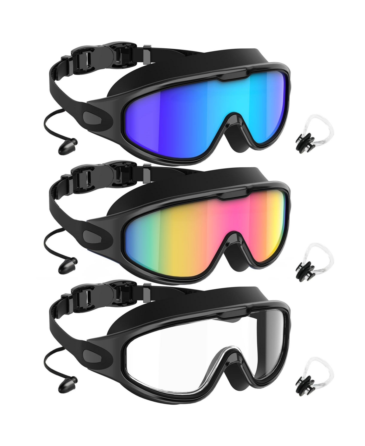 Click here for Gnuadz Swim Goggles Anti-fog Uv 180degree(s) Clear... prices
