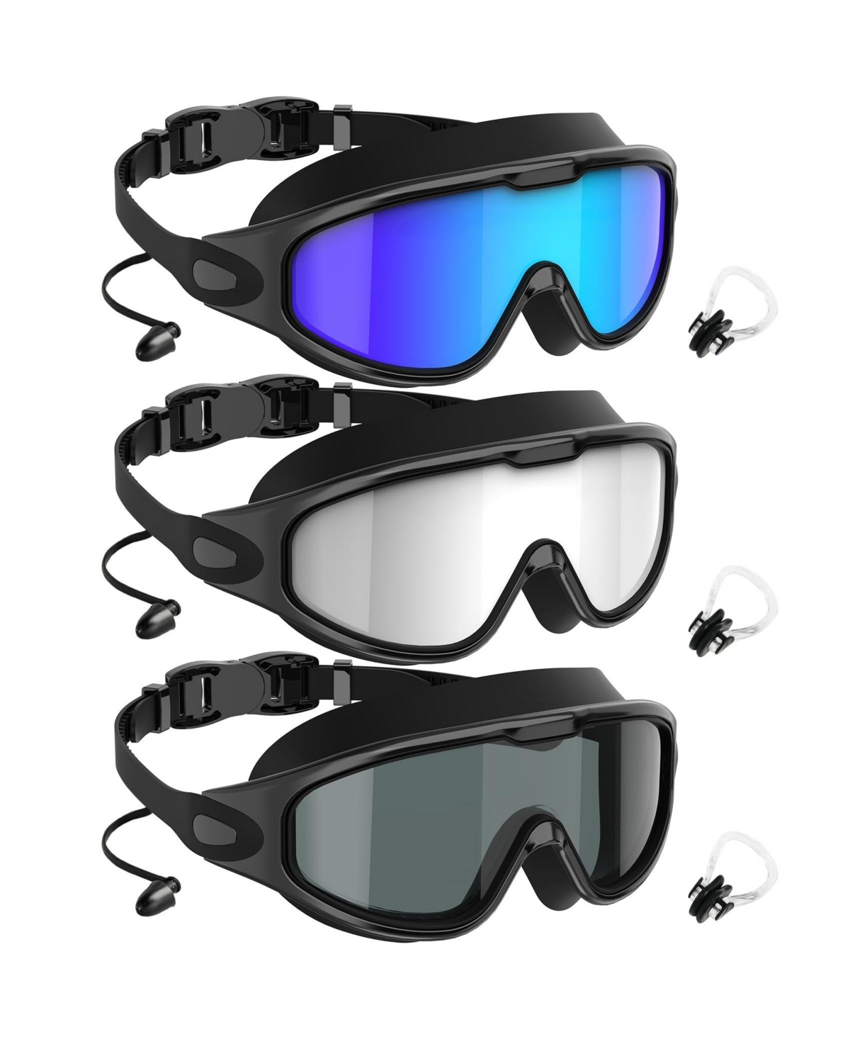 Click here for Gnuadz Swim Goggles Anti-fog Uv 180degree(s) Clear... prices
