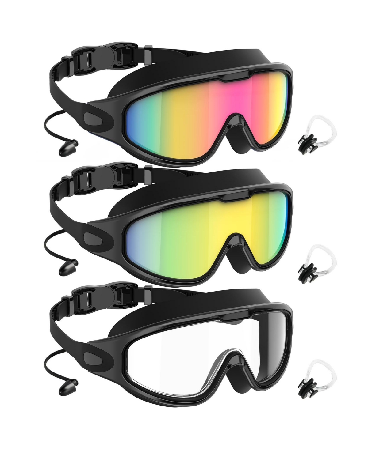 Click here for Gnuadz Swim Goggles Anti-fog Uv 180degree(s) Clear... prices