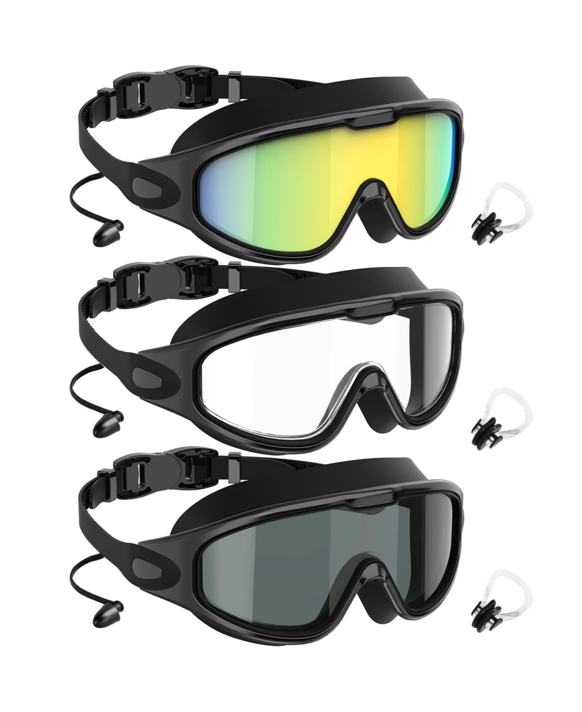 Click here for Gnuadz Swim Goggles Anti-fog Uv 180degree(s) Clear... prices