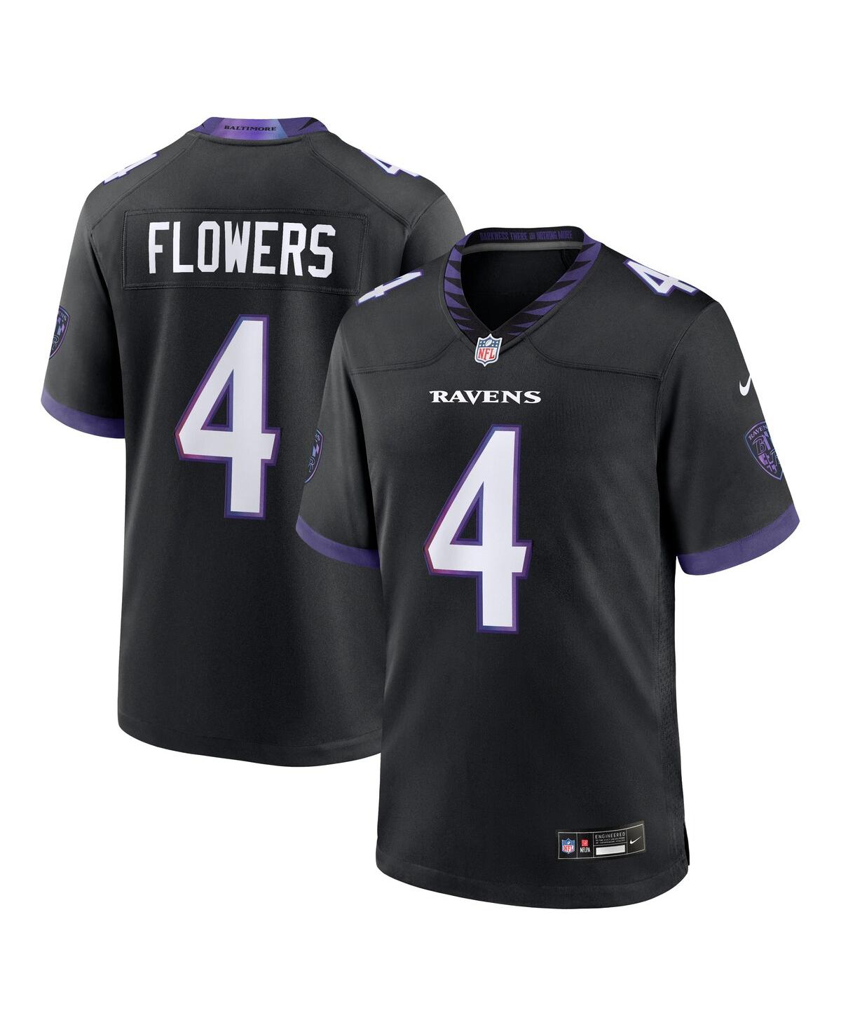 Click here for Nike Mens Zay Flowers Black Baltimore Ravens Alter... prices