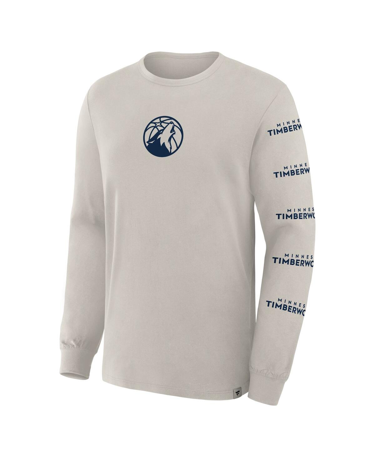 Click here for Fanatics Mens Cream Minnesota Timberwolves Crossov... prices