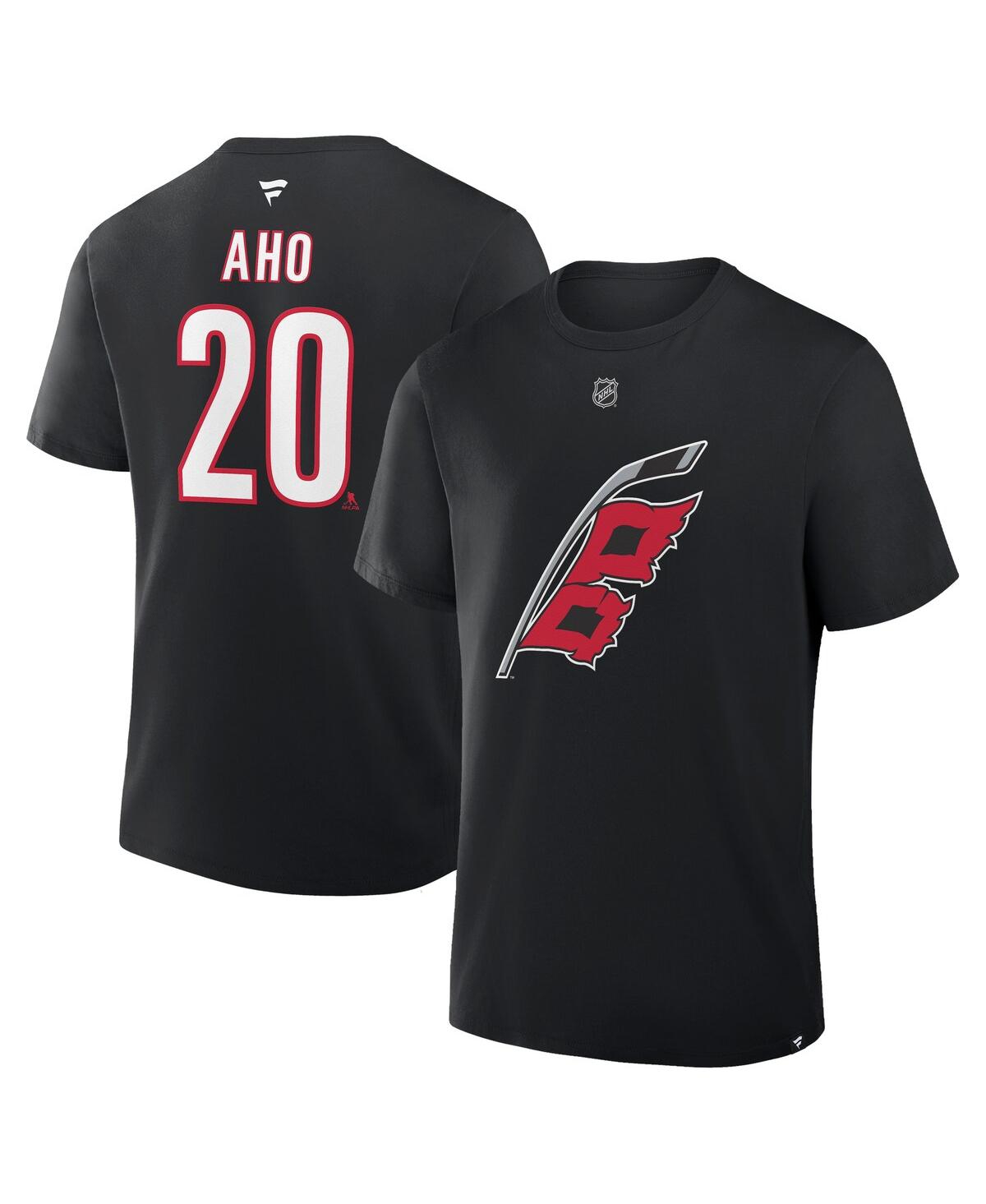 Click here for Fanatics Mens Sebastian Aho Black Carolina Hurrica... prices