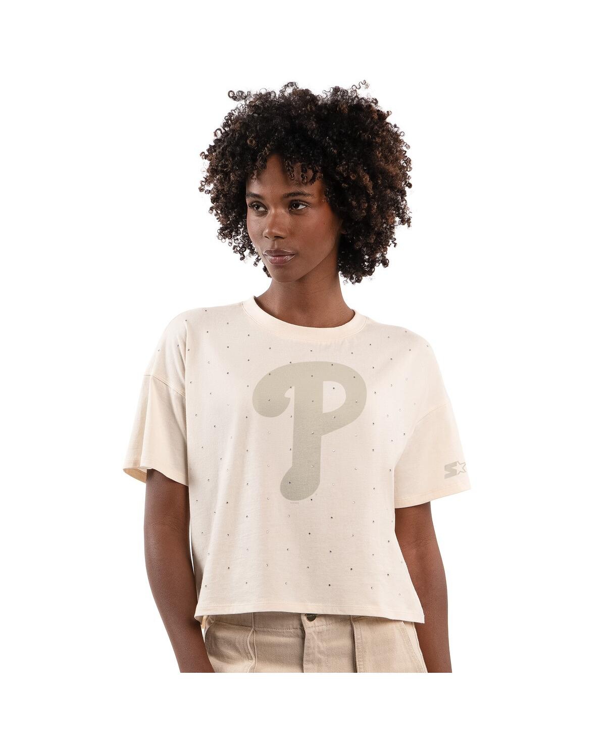 Click here for Starter Womens Cream Philadelphia Phillies Rhinest... prices