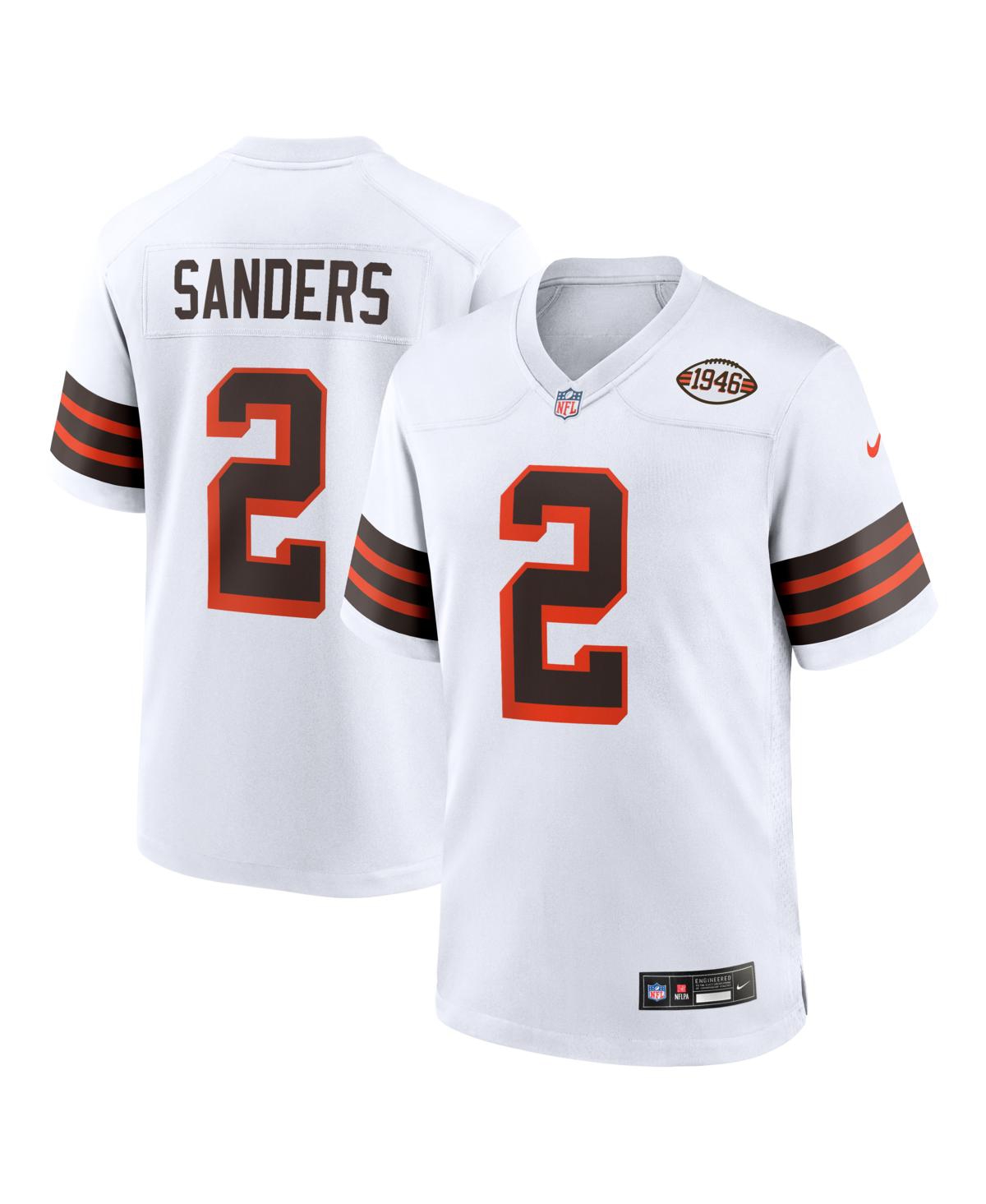 Click here for Nike Mens Shedeur Sanders White Cleveland Browns A... prices