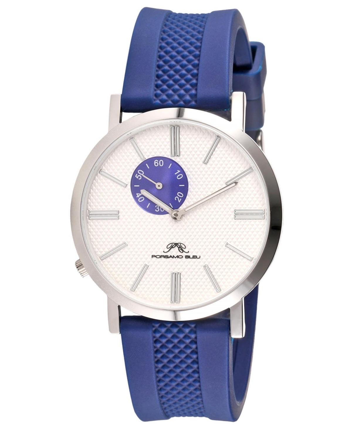 Click here for Porsamo Bleu Mens Bennett Silicone Band Watch 1461... prices