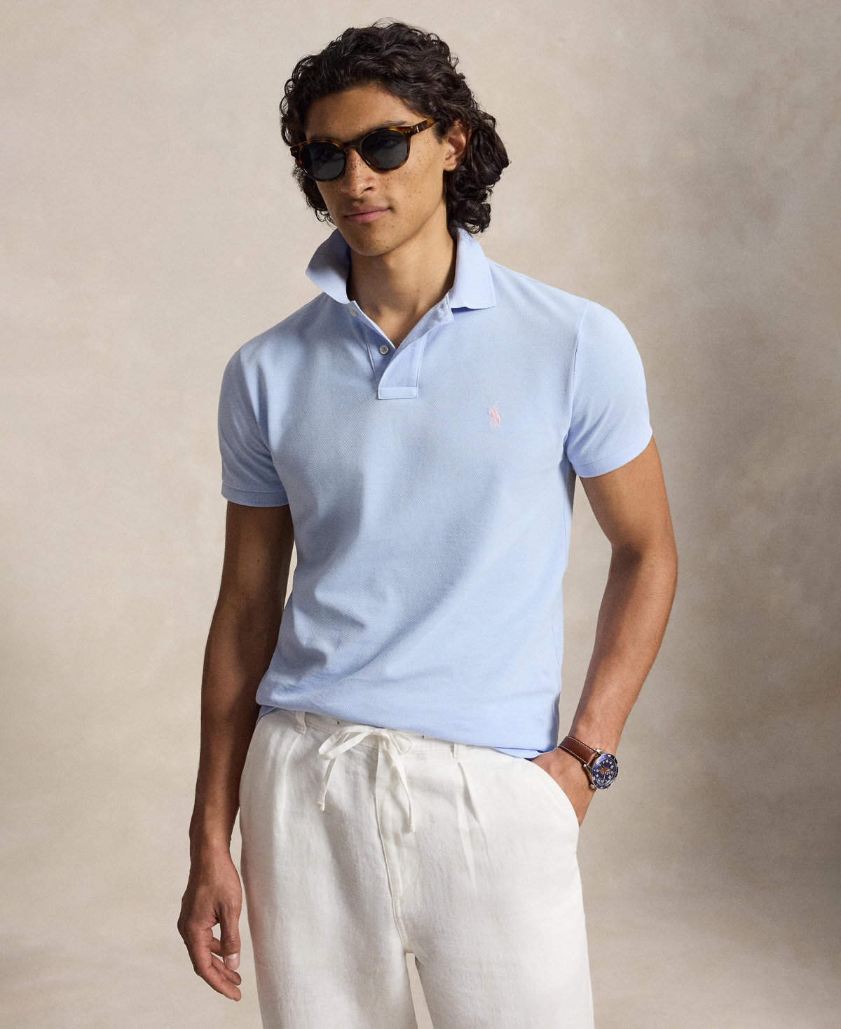 Click here for Polo Ralph Lauren Mens Classic-Fit Mesh Polo Shirt... prices