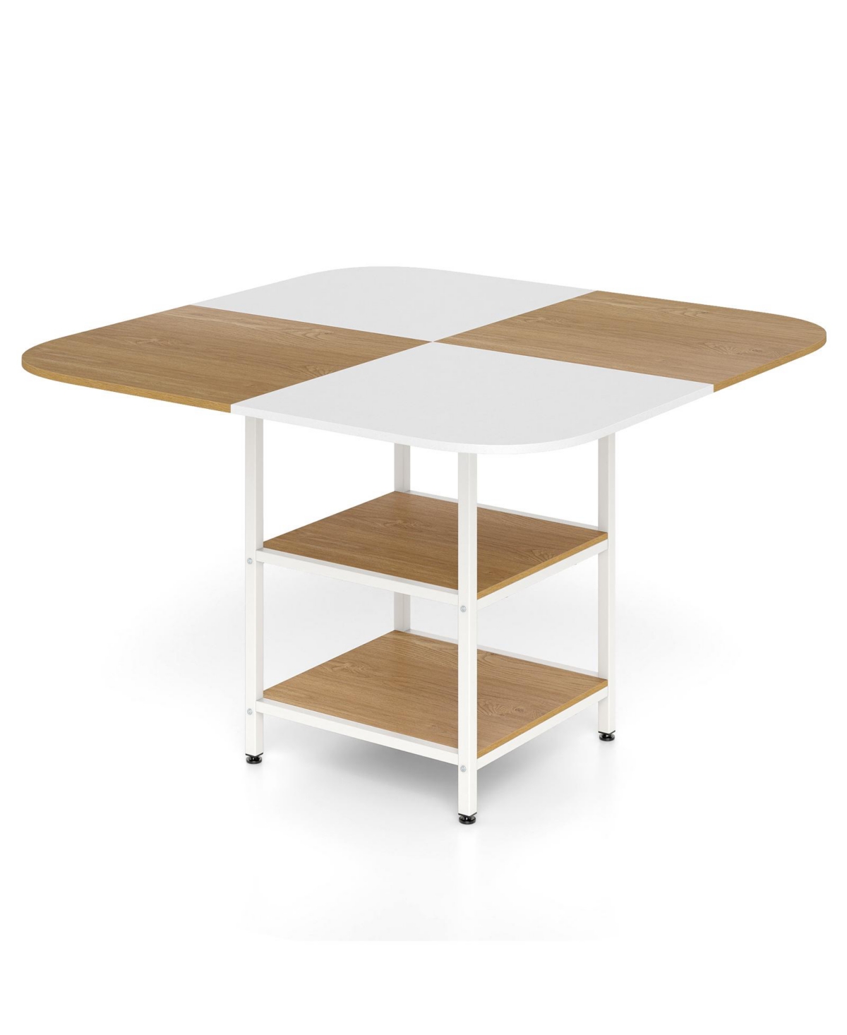 Click here for Modern 47.5 Inches Square Kitchen Table Mixed Colo... prices