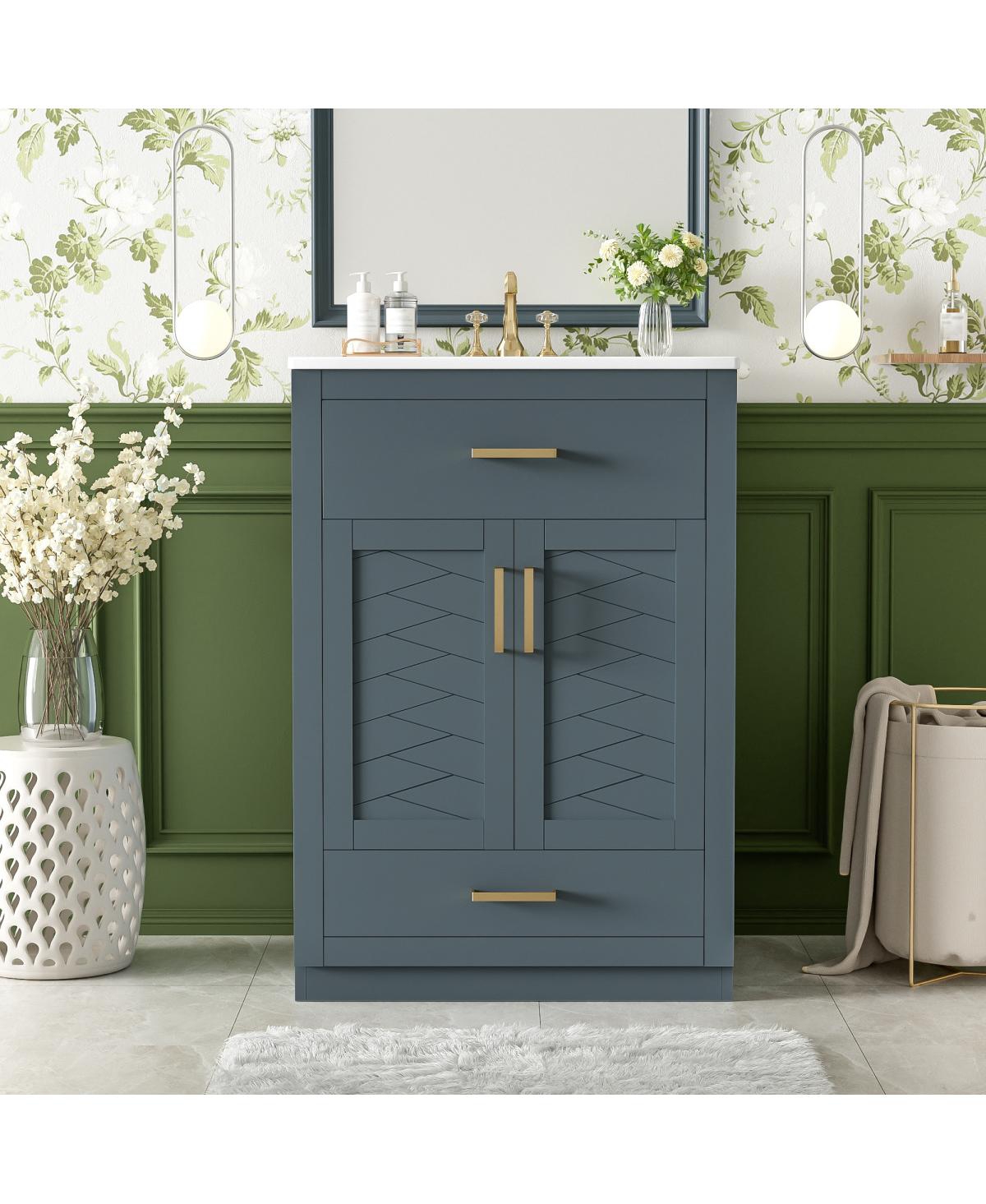 Click here for Sillysis Freestanding Bathroom Vanity with Ceramic... prices