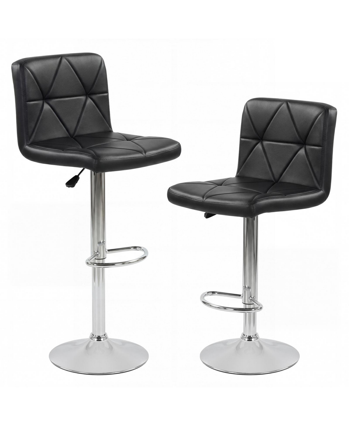 Click here for Gymax Bar Stools Set of 2 Adjustable Swivel Barsto... prices