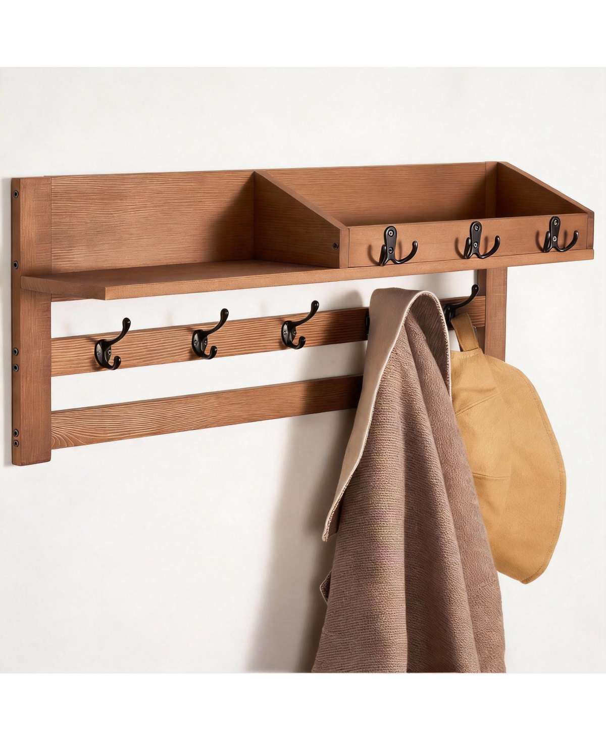Click here for Yigii Solid Pine Wood Wall Organizer - Space-savin... prices